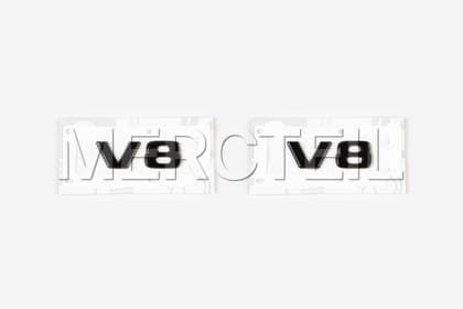 G Class V8 Logo Black Lettering Emblem Badge Kit G500 W463A Genuine ...