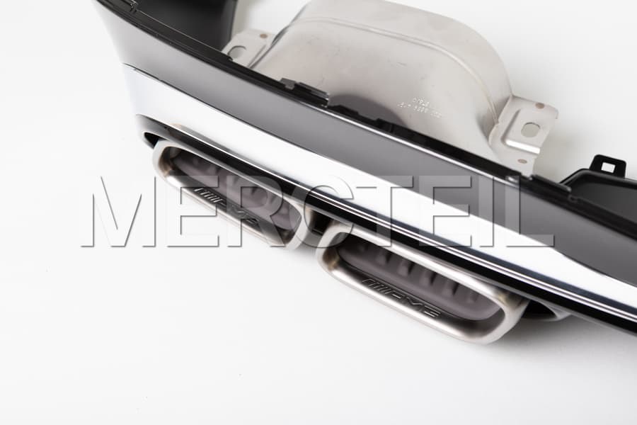 S63 AMG Rear Diffuser Body Kit S-Class WV223 Genuine Mercedes-AMG ...