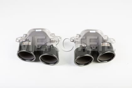 GLA45 AMG Black Exhaust Tips 247 Genuine Mercedes-AMG A2474901203 ...