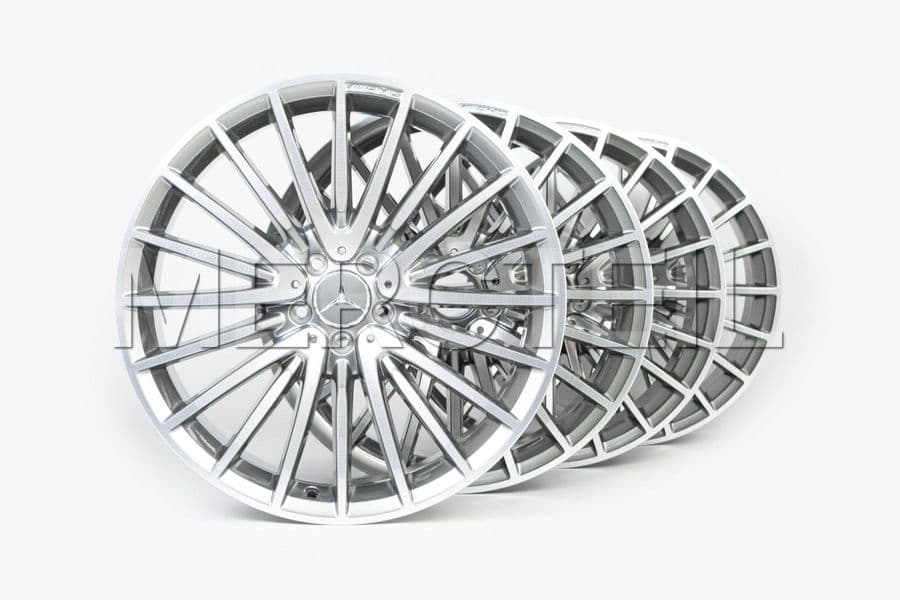GLC Class AMG Titanium Gray Wheels R21 Genuine Mercedes AMG
