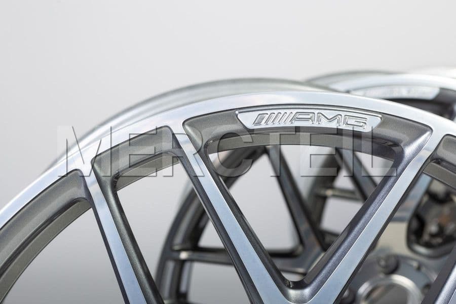 GLE-Class GLE63 AMG Forged Rims Himalaya Gray R22 167 Genuine Mercedes ...
