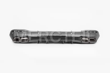 Exhaust Tips AMG 63 Black Package Genuine Mercedes AMG A0004902500 ...