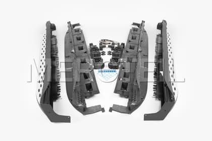 GLE Coupe Aluminium Look Running Boards Illuminated Kit C167 Genuine ...