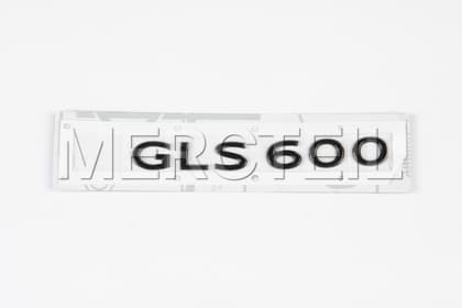 GLS600 Lettering Logo Night Series Black Dark Chrome Adhesive Label ...