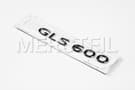 GLS600 Lettering Logo Night Series Black Dark Chrome Adhesive Label ...