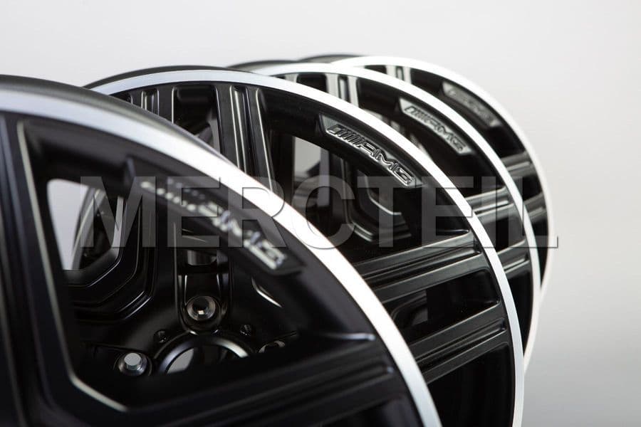 GLS-Class GLS 63 AMG Black Alloy Wheels R21 166 Genuine Mercedes-AMG ...