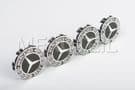 Mercedes Black Laurel Hubcaps Genuine Mercedes-Benz A22240022009040
