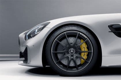 AMG GT Coupe Black Forged Rims Set 190 Genuine Mercedes-AMG ...