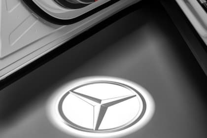 Mercedes LED-Sternprojektor Tuerbeleuchtung Umbausatz Original Mercedes ...