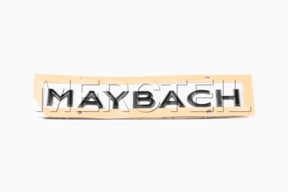 Maybach-Logo in Schwarzchrom-Schriftzug der Night Series Original ...