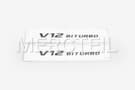 S-Class V12 BiTurbo Decal Kit 222 217 Genuine Mercedes-AMG A2228175300