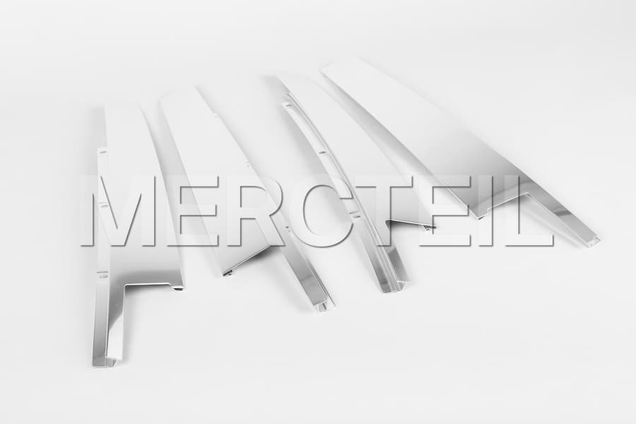 S-Class Maybach Chrome Window Trims Kit VW223 Genuine Mercedes-Benz