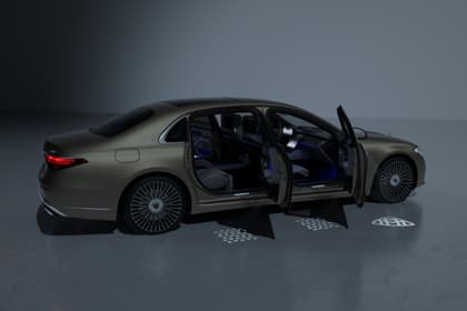 Maybach Door Light Logo LCD Projector Kit with Animated Maybach Pattern ...