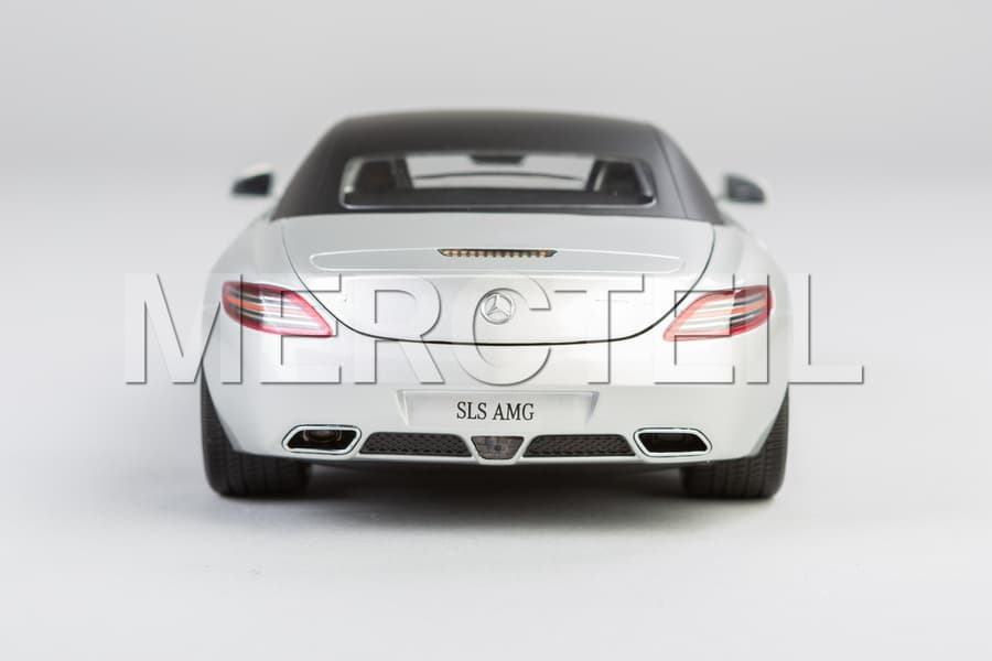 SLS AMG 118 Model Car Silver 197 Genuine Mercedes-Benz Collection B66960078