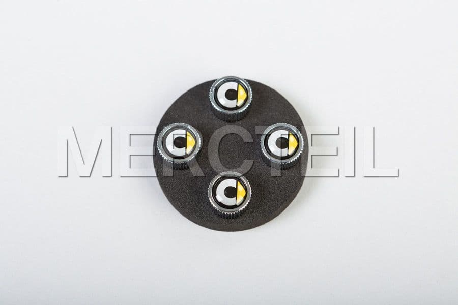 Smart Valve Caps Set 4 Pieces Genuine SMART B66472003