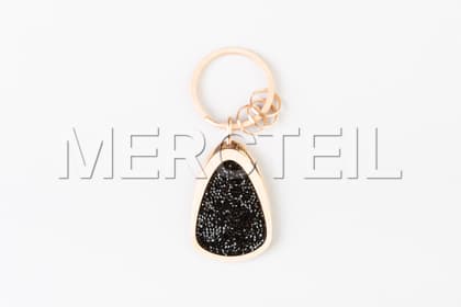 SWAROVSKI Keyring Crystal Fine Rocks Steel Rose Gold Genuine Mercedes ...