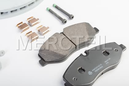 V-Class Front Wheel Brake Discs Pads Kit 447 Genuine Mercedes-Benz ...
