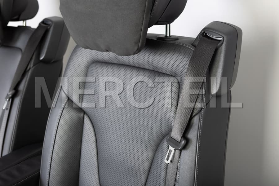 V-Class Luxury Black Leather Rear Seats Set W447 Genuine Mercedes-Benz ...